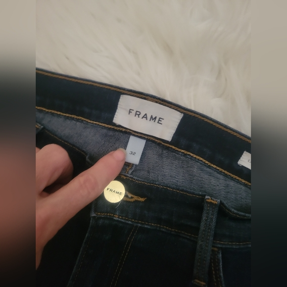Frame Denim | Jeans | Frame Womans Dark Denim Jeans Sz 32 | Poshmark